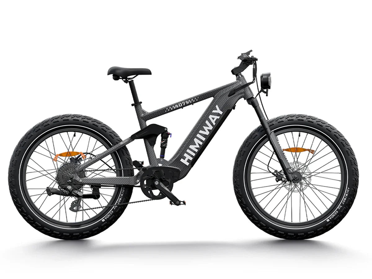 HIMIWAY Cobra 1000 w Step Over Ebike 26x4.5 Fat Electric Fat Tire Moun ...
