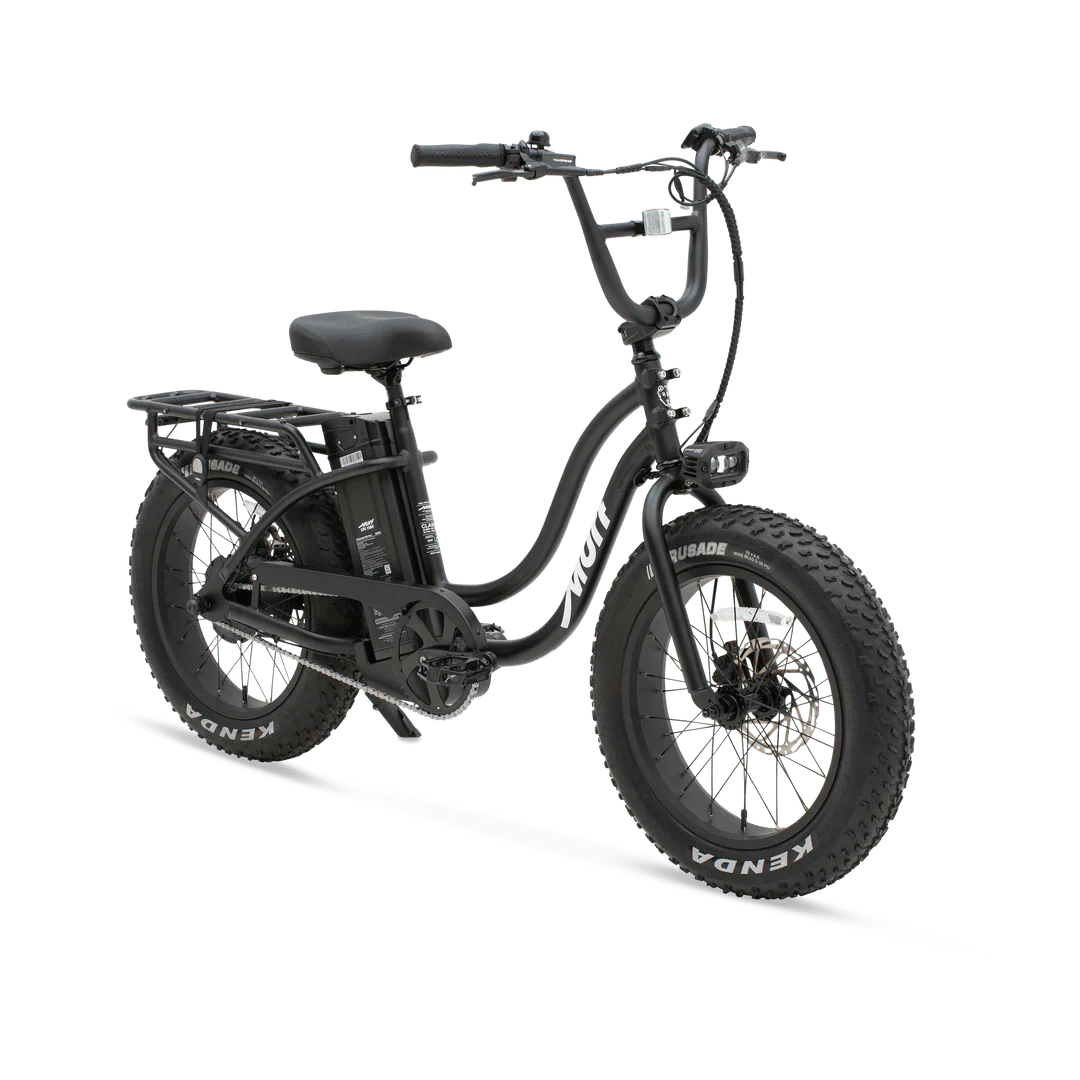 MURF Higgs Step-Thru Fat Tire eBike - Black - EZE Ryders Electric Bike Shop