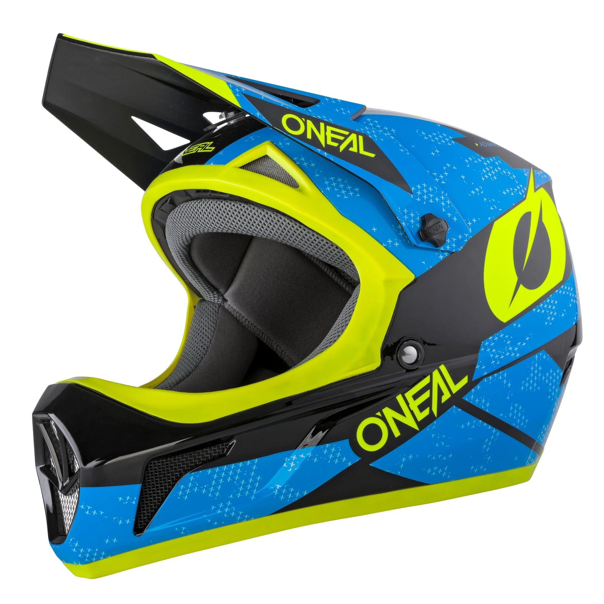 eMOTO Helmet - O'Neal SONUS - Blue & Yellow - Medium - EZE Ryders ...
