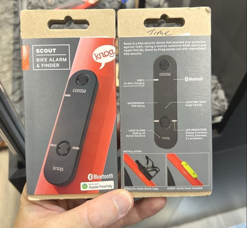 Knog, Scout Bike Alarm & Finder, GPS Tracking and Alarm, Bottle cage ...